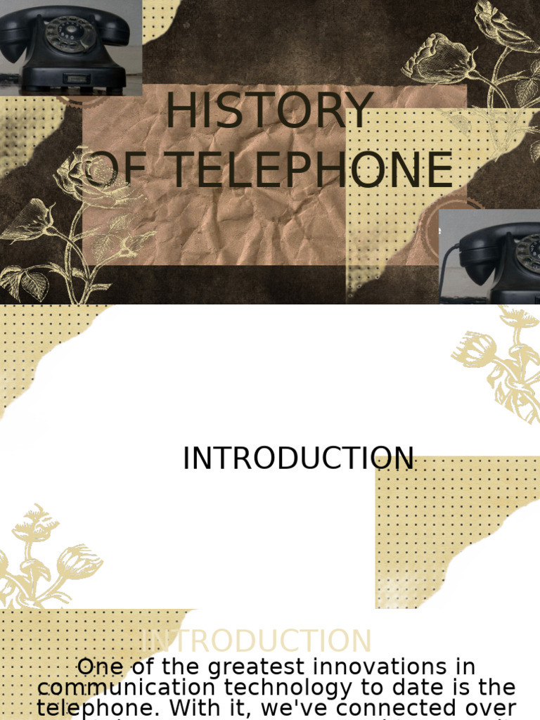 Evolution of the Telephone | PDF | Telephone | Telegraphy