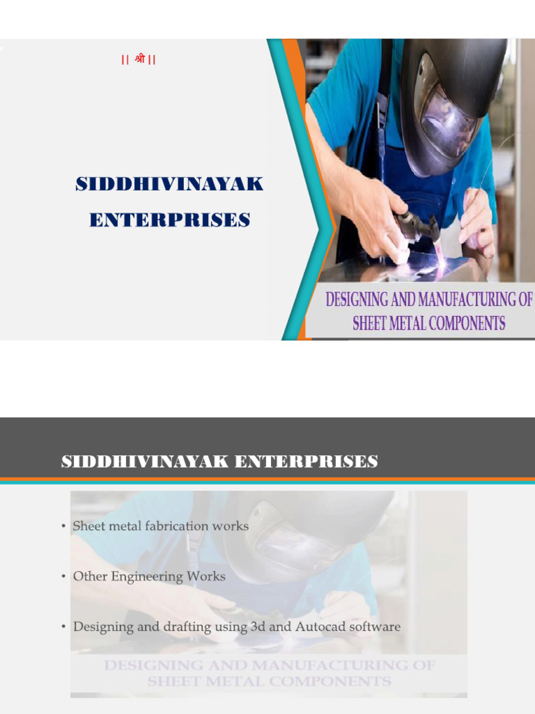 2025 Company Profile Siddhivinayak Enterprises Fabrication Welding Marketed by GSI | PDF
