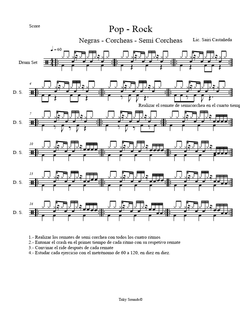 Pop - Rock - Score | PDF