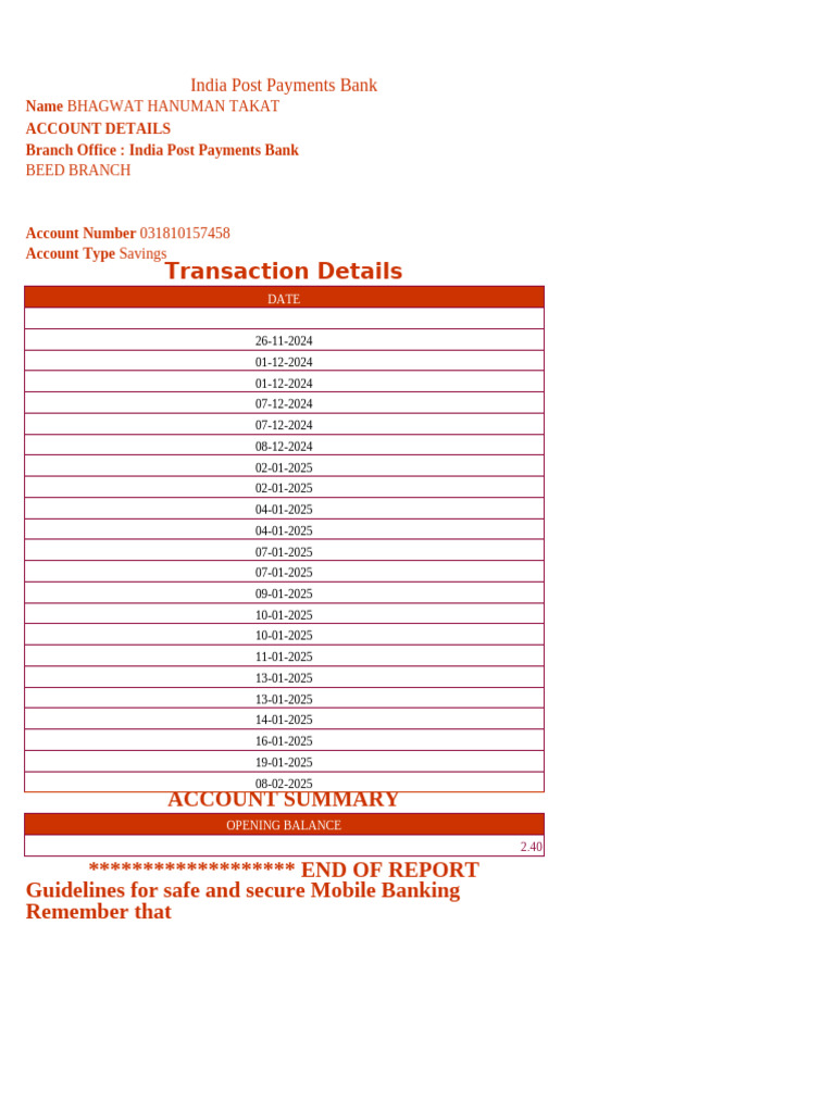 Account Summary for Bhagwat | PDF | Institutional Investors | Financial ...
