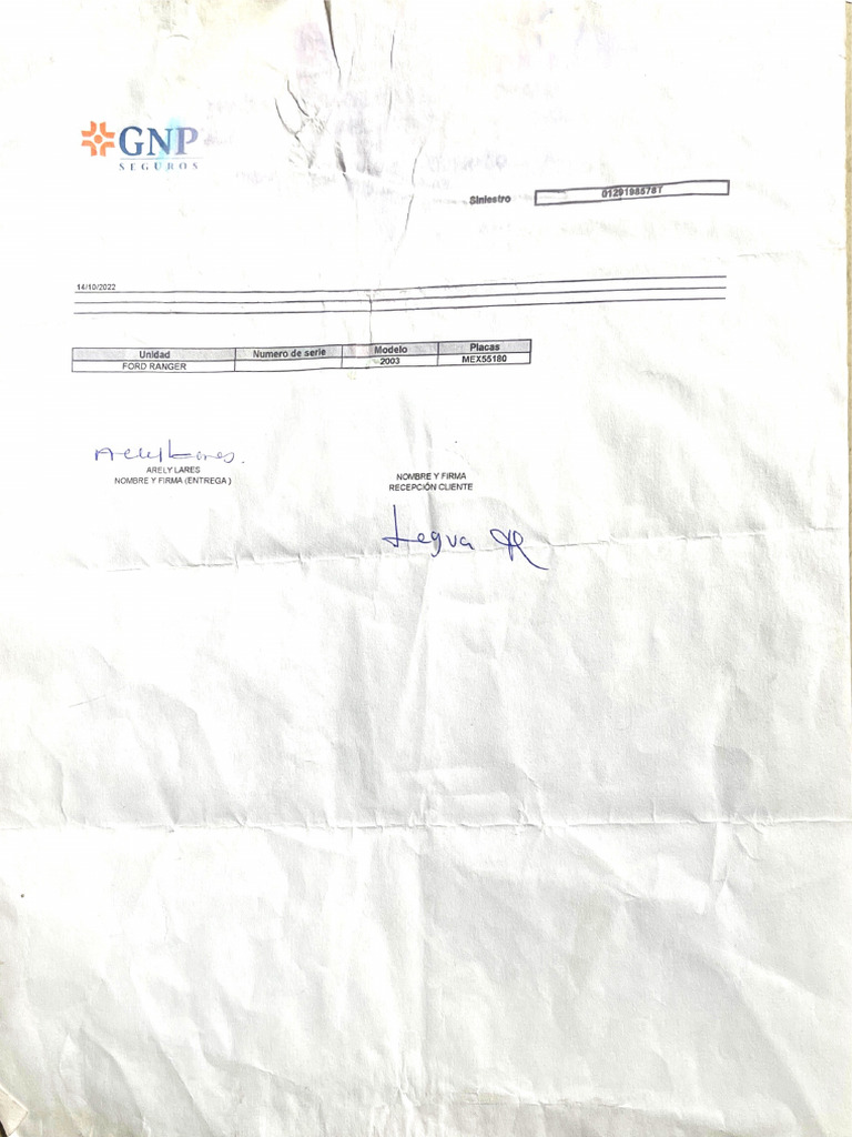 Pase de Salida GNP | PDF