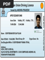 Driving License | PDF