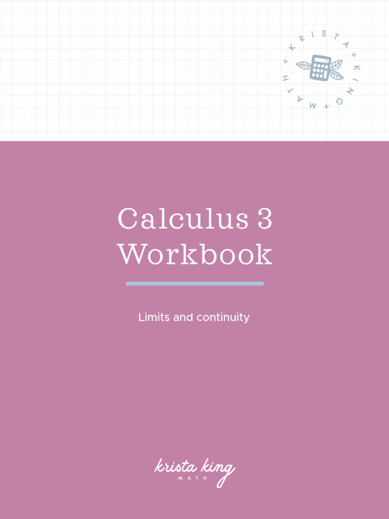 Workbook Limits+and+continuity | PDF | Complex Analysis | Mathematical Analysis