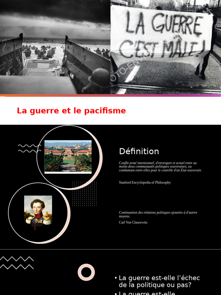 La Guerre | PDF | Doctrine de la guerre juste | Conflits