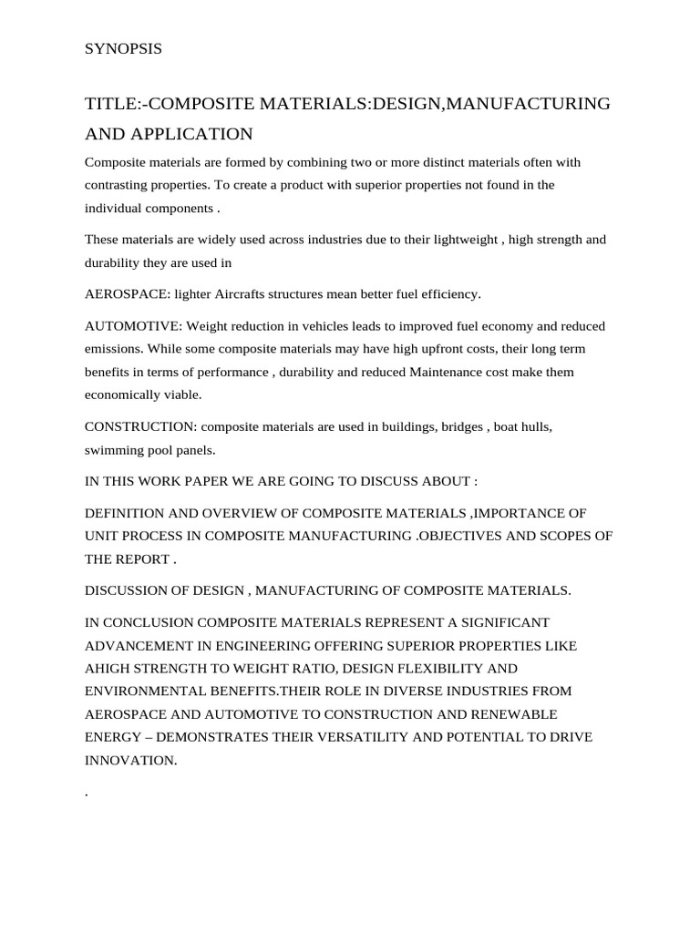 Title Composite Materials | PDF