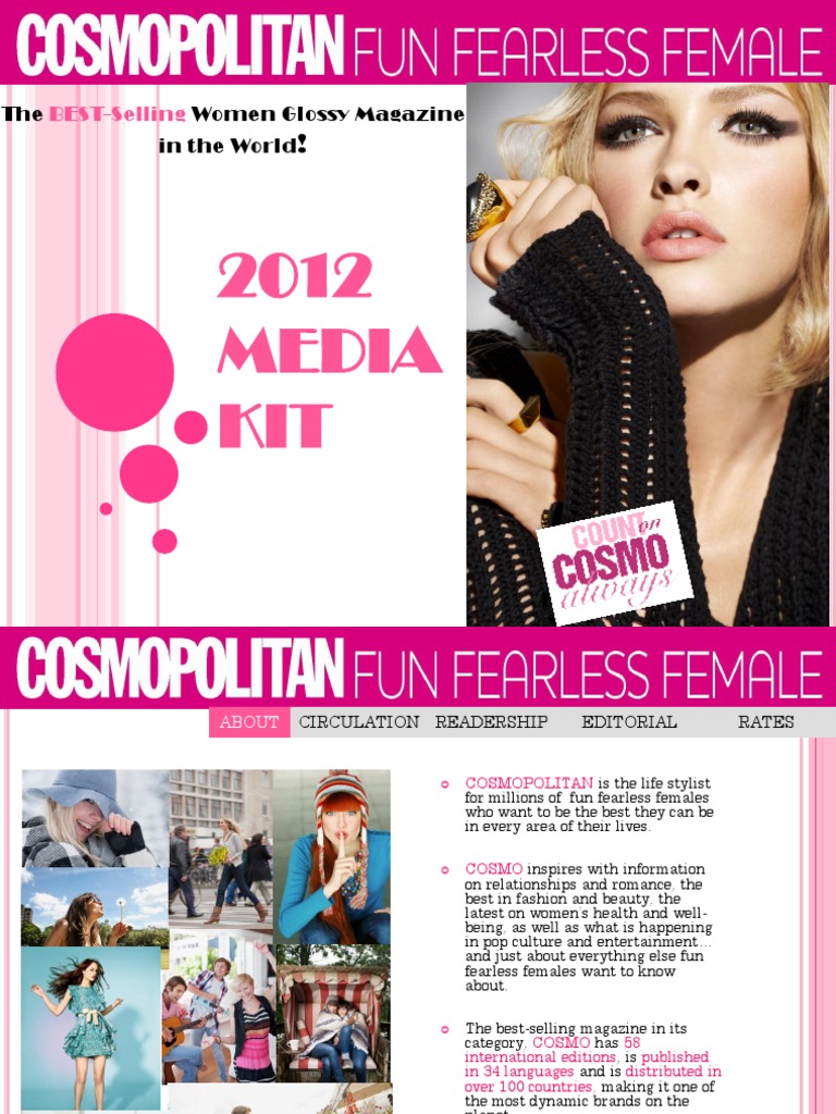 Cosmo Media Kit 2012 - ENG | PDF | Magazines | Fashion
