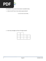 SASMO Sample Questions by Grade | PDF | Mathematics | Statistics