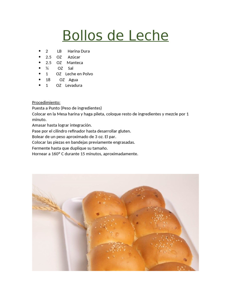 Bollos de Leche online_074806 | PDF
