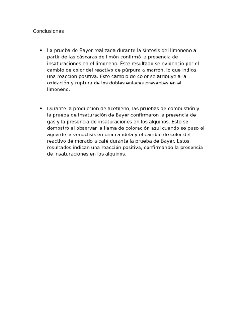 Conclusiones Lab | PDF