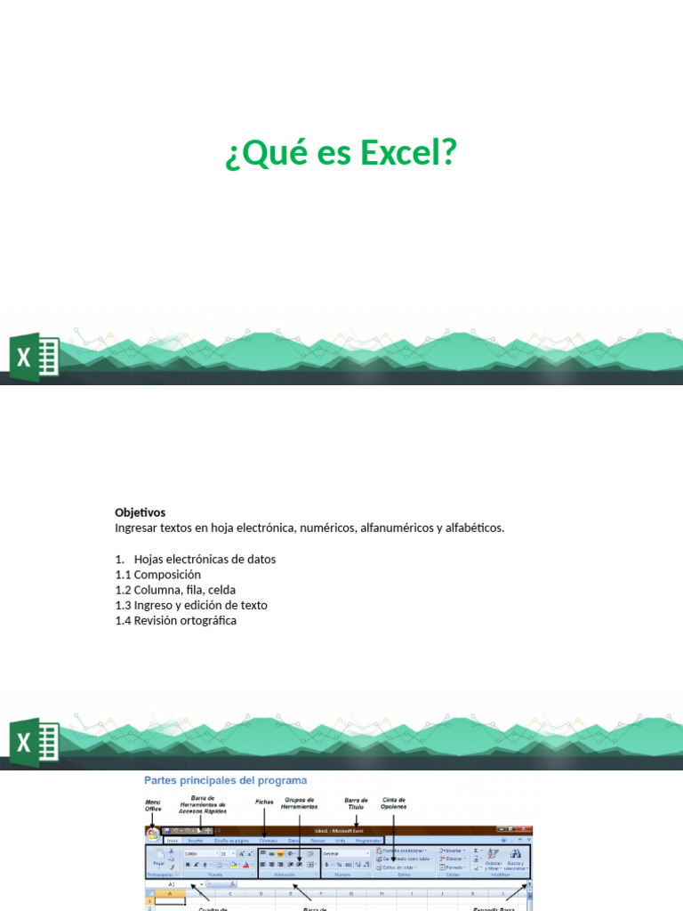 Clase 1 - Excel | PDF | Microsoft Excel | Hoja de cálculo