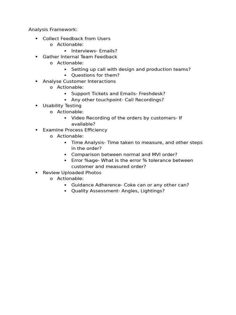 Analysis Framework | PDF