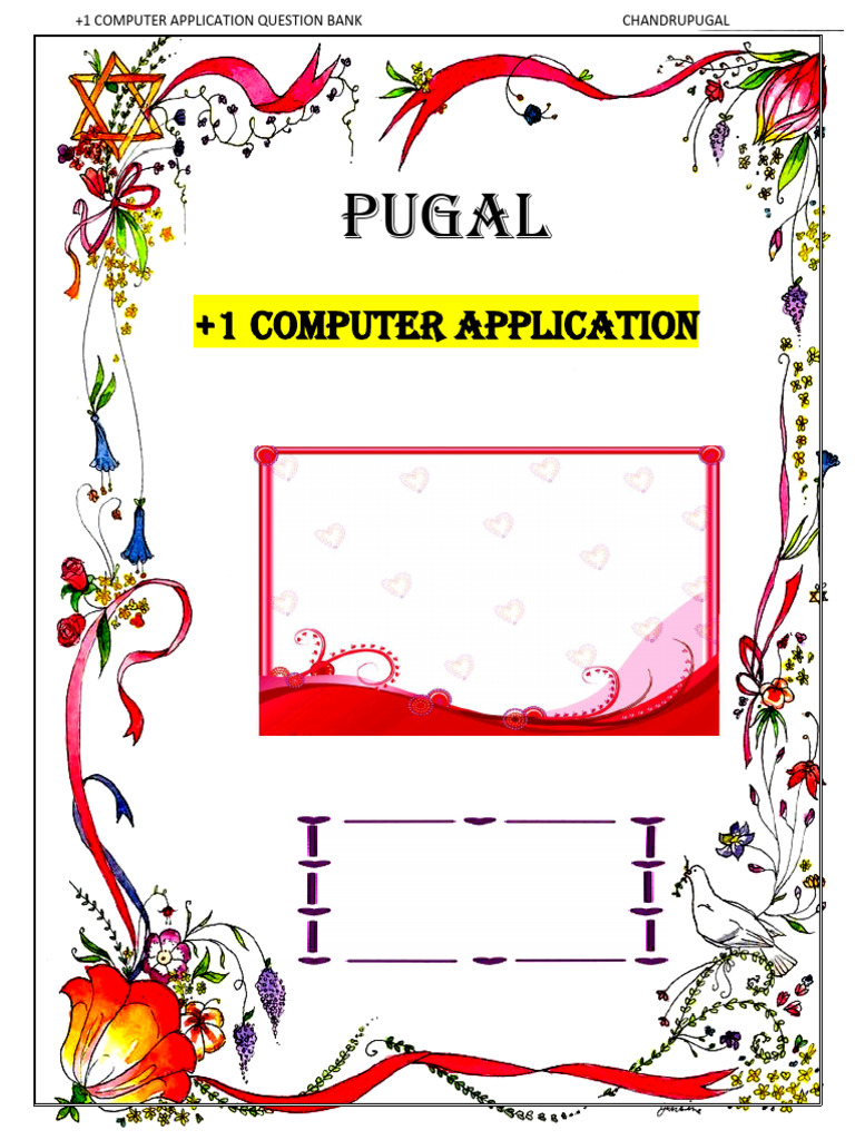 +1 Computer Application Question Bank | PDF | Operating System | Html