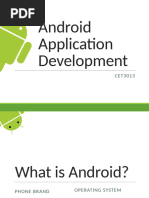 Android Versions & API Levels Overview | PDF | Android (Operating System) | Alphabet Inc.