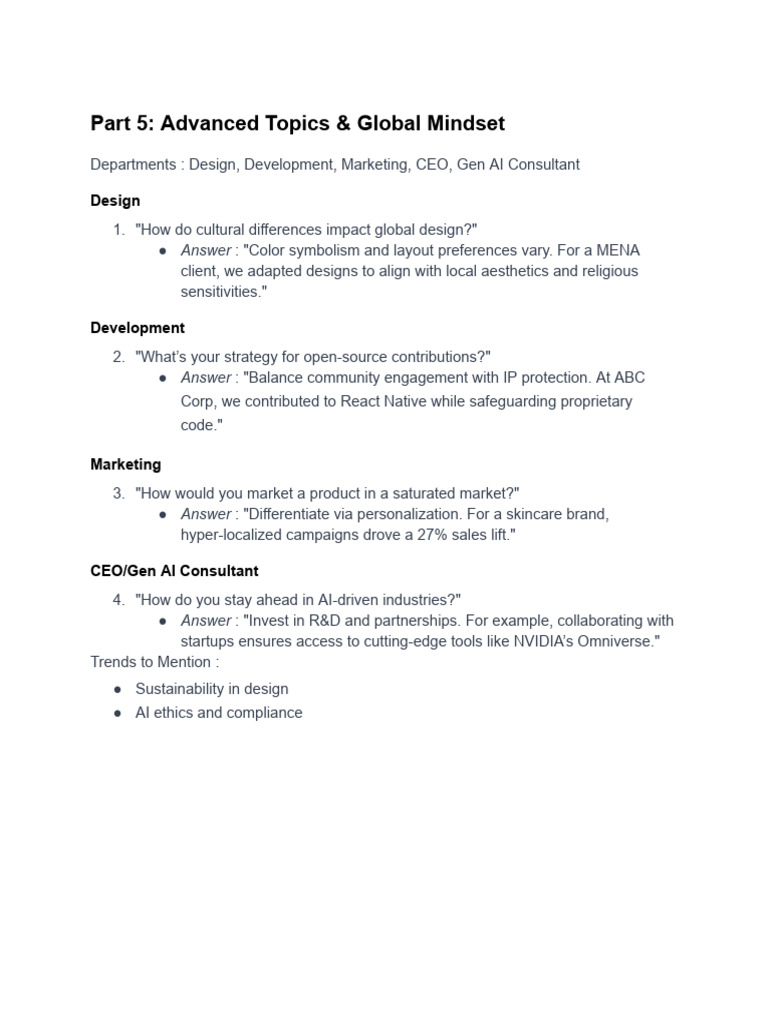Document Series - Top MNC Interview Questions & Answers 5 | PDF