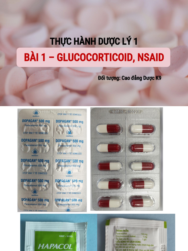 1 Glucocorticoid Nsaid | PDF