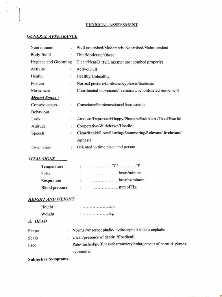 Physical Examination | PDF