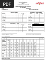 Individual Learners Record TEMPLATE | PDF | Academic Term | Educational Assessment And Evaluation