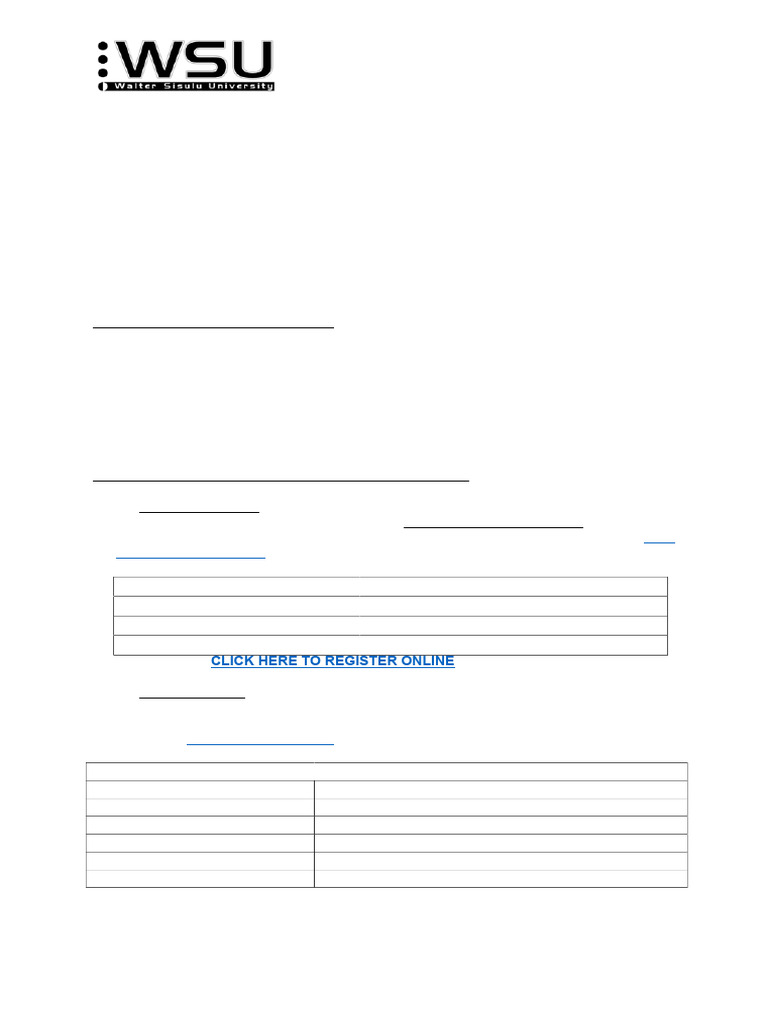 Click Here To Visit WSU Website | PDF | Fee | Debt