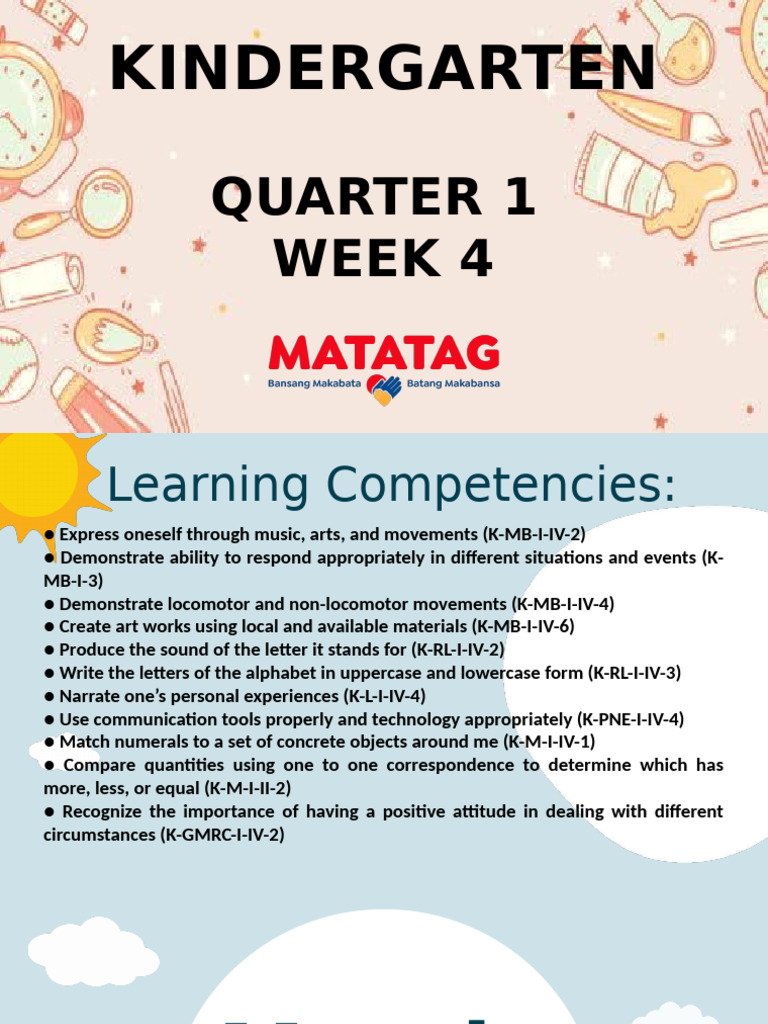 Q1-Kinder PPT Week 4 | PDF