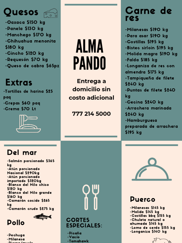 Productos Alma Pando | PDF