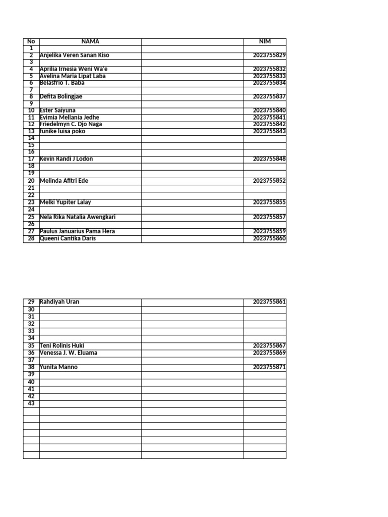 Tabel Judul Kasus Audit-UAS-kelas 7E | PDF