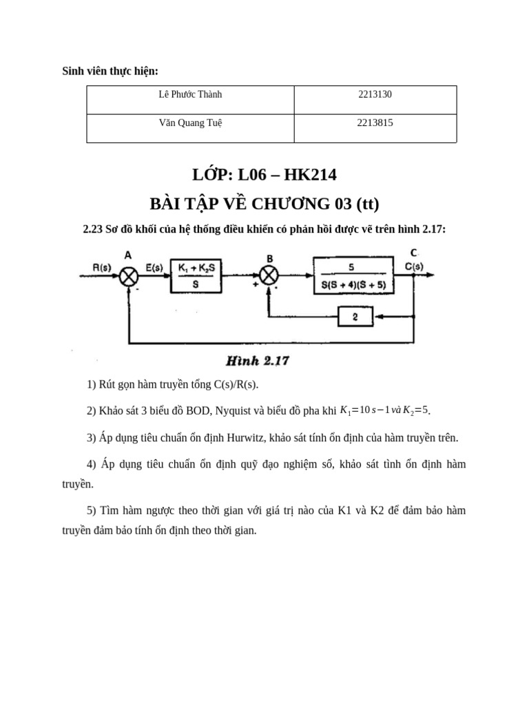 Bài 3 Cde | PDF
