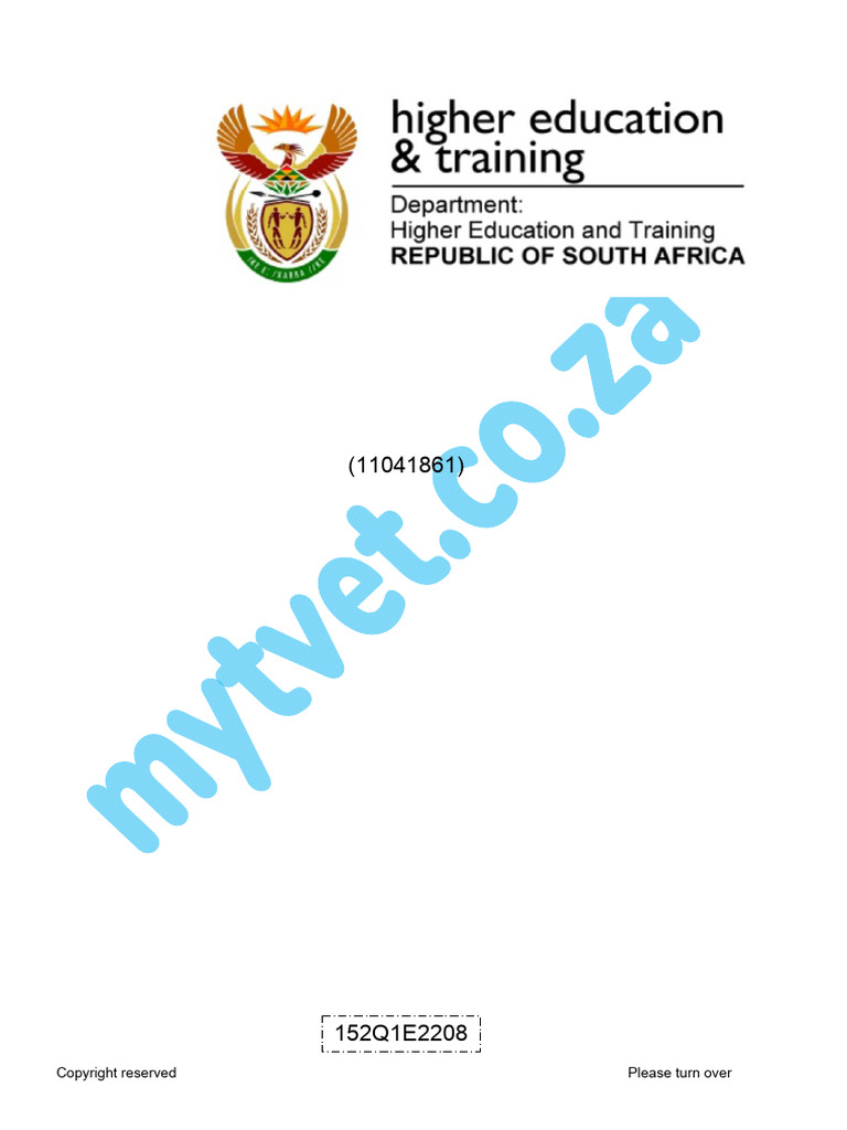 2 Electrical Trade Theory N1 February 2022 Question Paper PDF | PDF ...