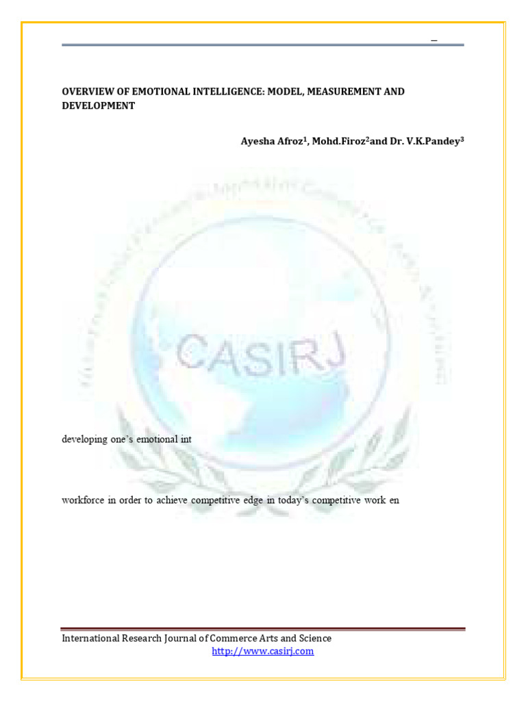 5831-libre | PDF | Emotional Intelligence | Intelligence