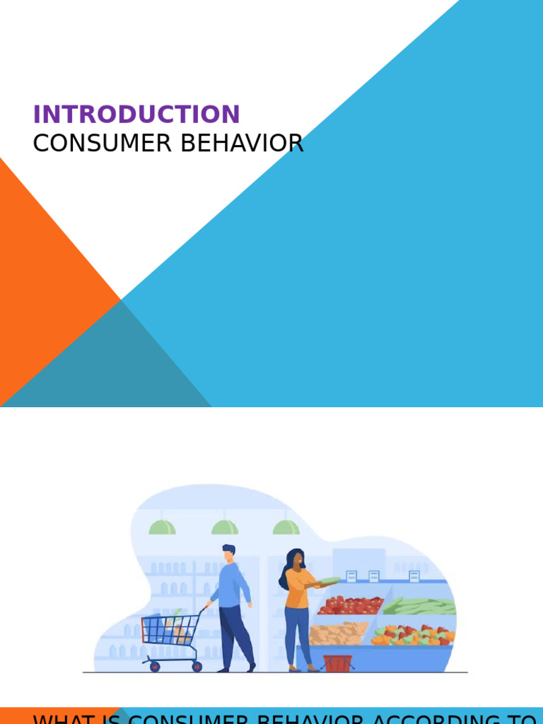 Understanding Consumer Behavior | PDF | Marketing | Consumer Behaviour