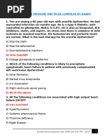 Revise MSRA Mock Paper | PDF | Medical Specialties | Diseases And Disorders