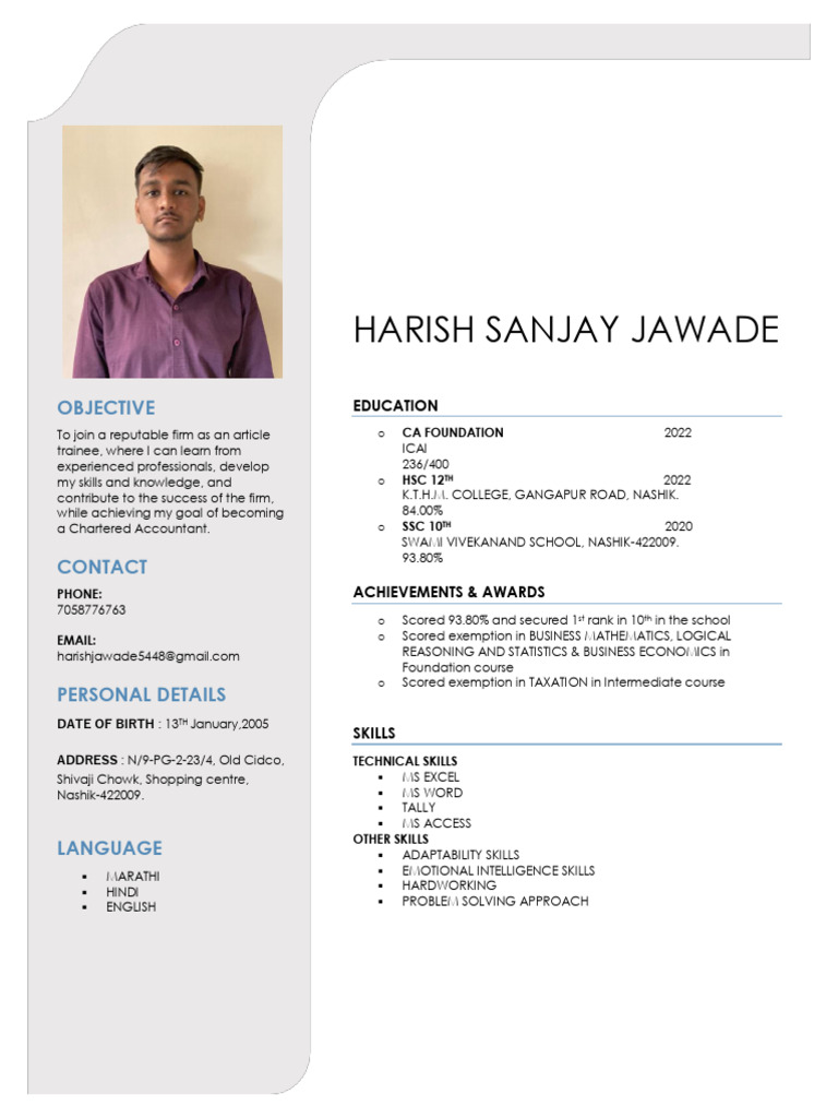 Harish Sanjay Jawade | PDF