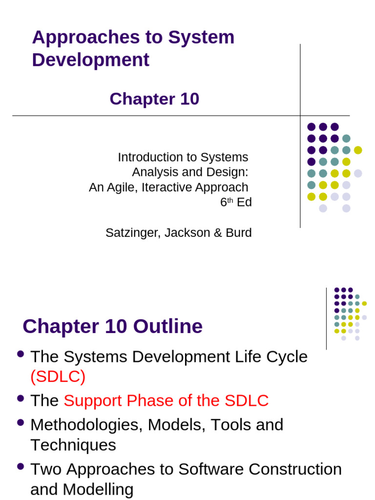 Chapter - 10 - Approaches To System Development | PDF | Software ...