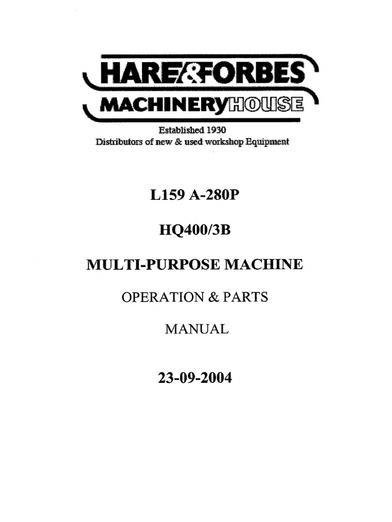 Instruction Manual Parts List | PDF