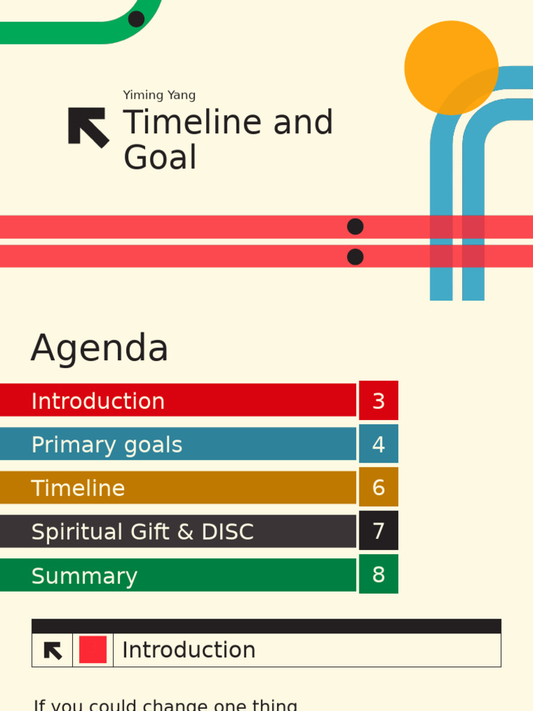 Timeline and Goal | PDF