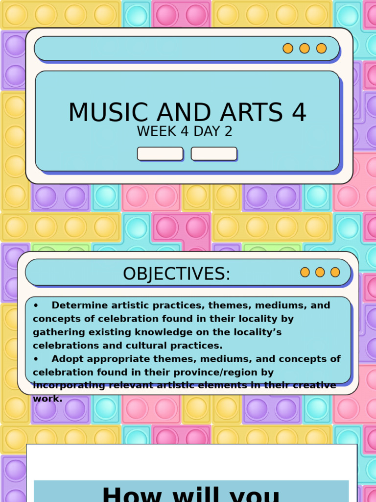 Q4 Music and Arts 4 Week 4 Day 2 | PDF