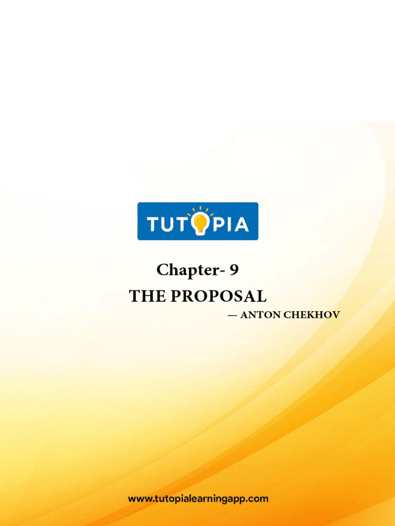 THE PROPOSAL | PDF | Anton Chekhov