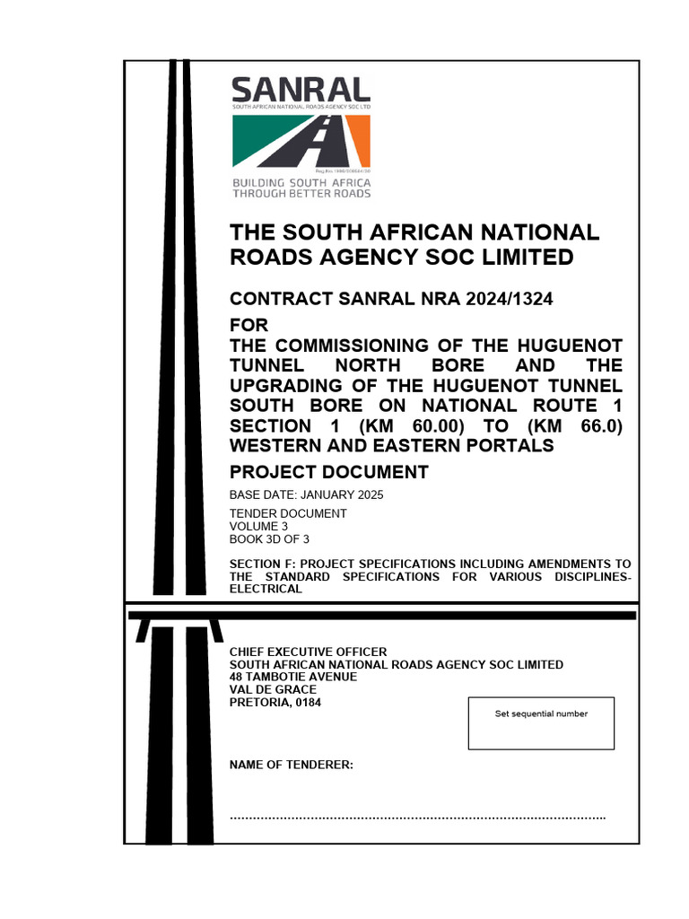 Contract SANRAL NRA 2024 - 1324 - Vol 3 Book 3D of 3 Section F ...