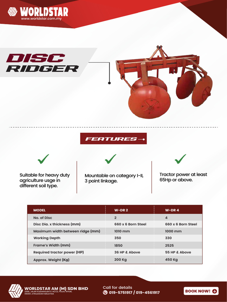 Disc Ridger | PDF