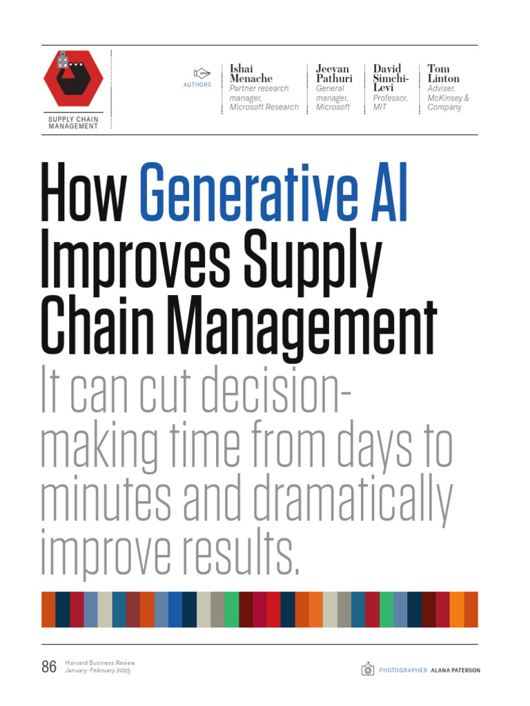 LLMs Transform Supply Chain Decisions | PDF | Cloud Computing | Supply Chain