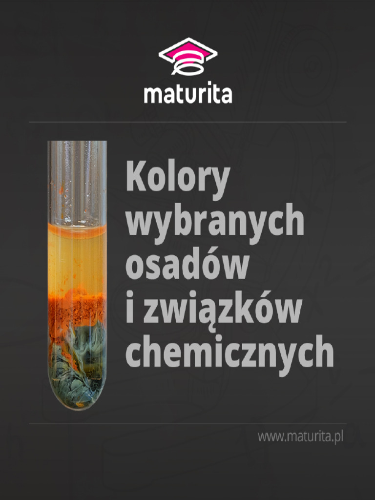 Maturita-Kolory Wybranych Osadów I Związków Chemicznych | PDF