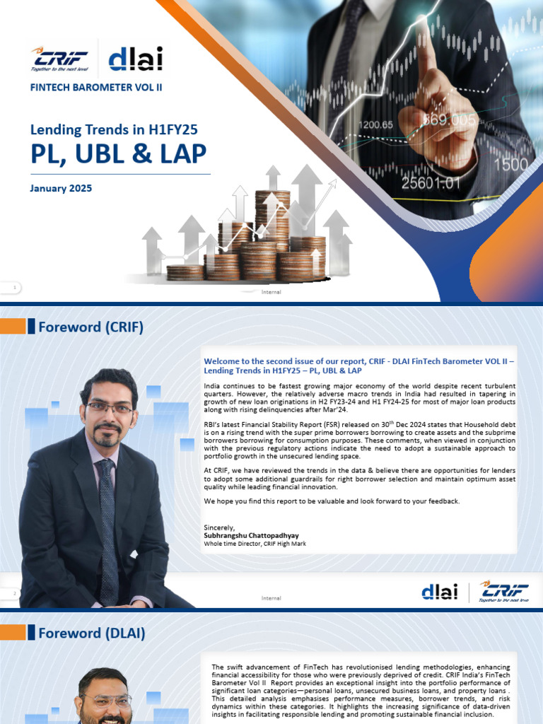 Crif Dlai Report Jan 17th 2025 | PDF | Loans | Unsecured Debt