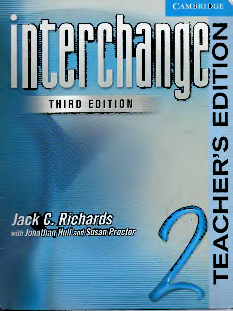 INTERCHANGE 2 - QUIZ ANSWER KEY - 3rd Edition | PDF