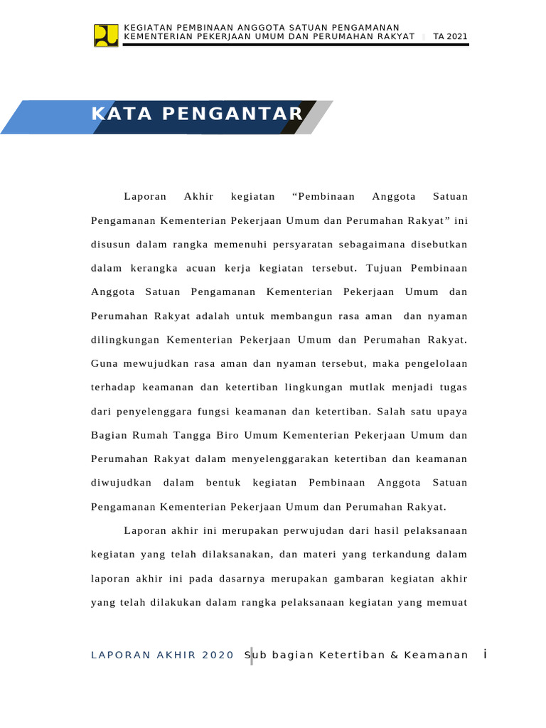 KATA PENGANTAR DAN DAFTAR ISI OK | PDF