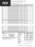 Daily Attendance Sheet 2024-2025 | PDF