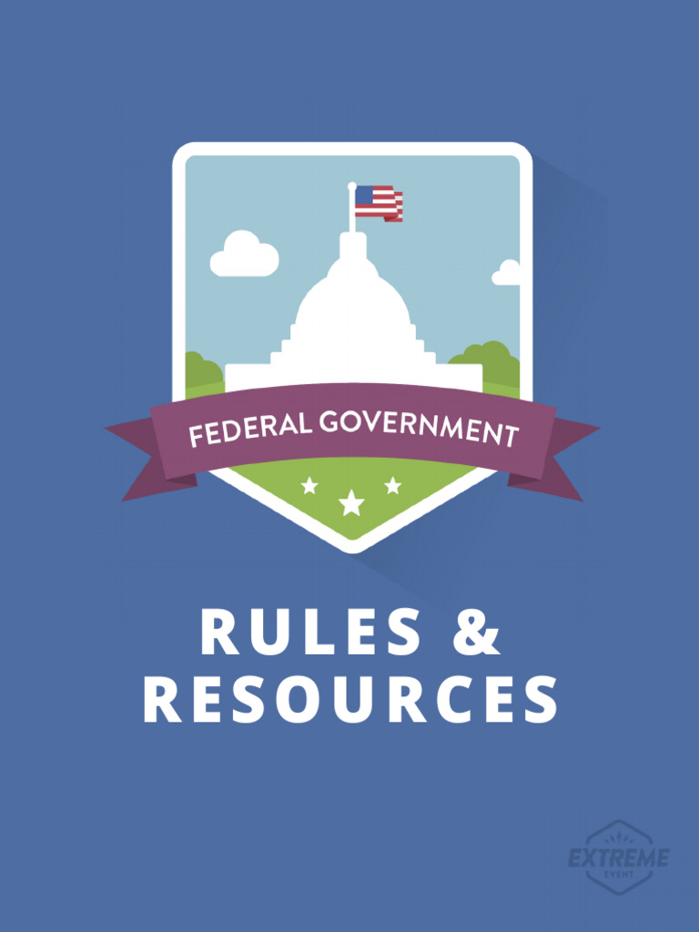 Rules - Resources - Federal Gov | PDF | Emergency Management
