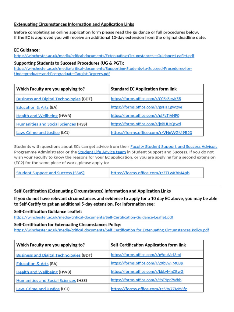 Extenuating Circumstances Form | PDF | Criminal Law | Political Law