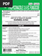 Tenacity Herbicide Label 2020 | PDF | Surface Runoff | Legal Liability