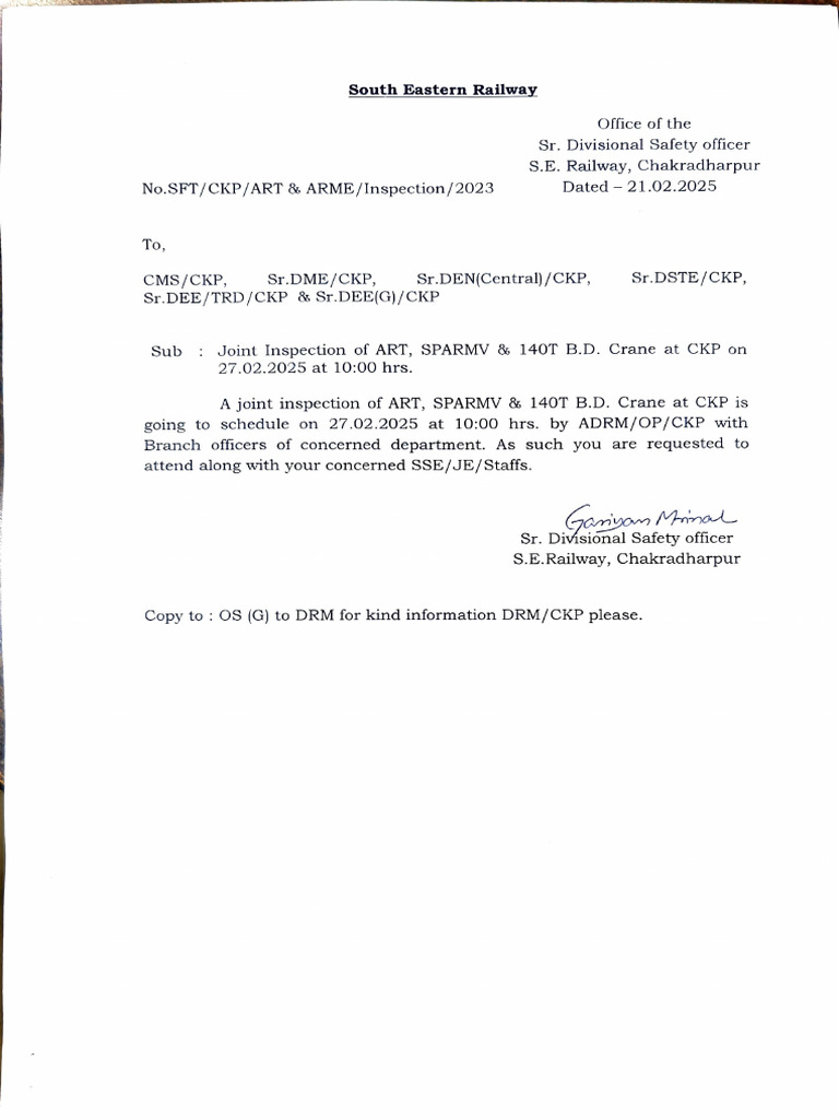 ART, SPARMV CKP Inspection | PDF