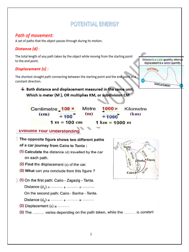 Potential Energy | PDF | Potential Energy | Speed