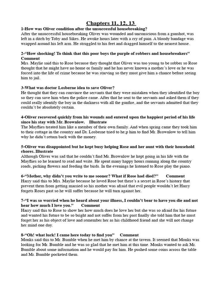 Chapters 11, 12, 13 Model Answer | PDF